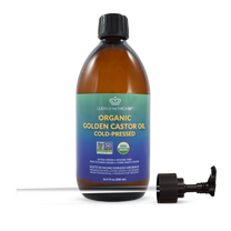 Organic Golden Pure Castor Oil | Certified Organic Pure, Hexane-Free ...